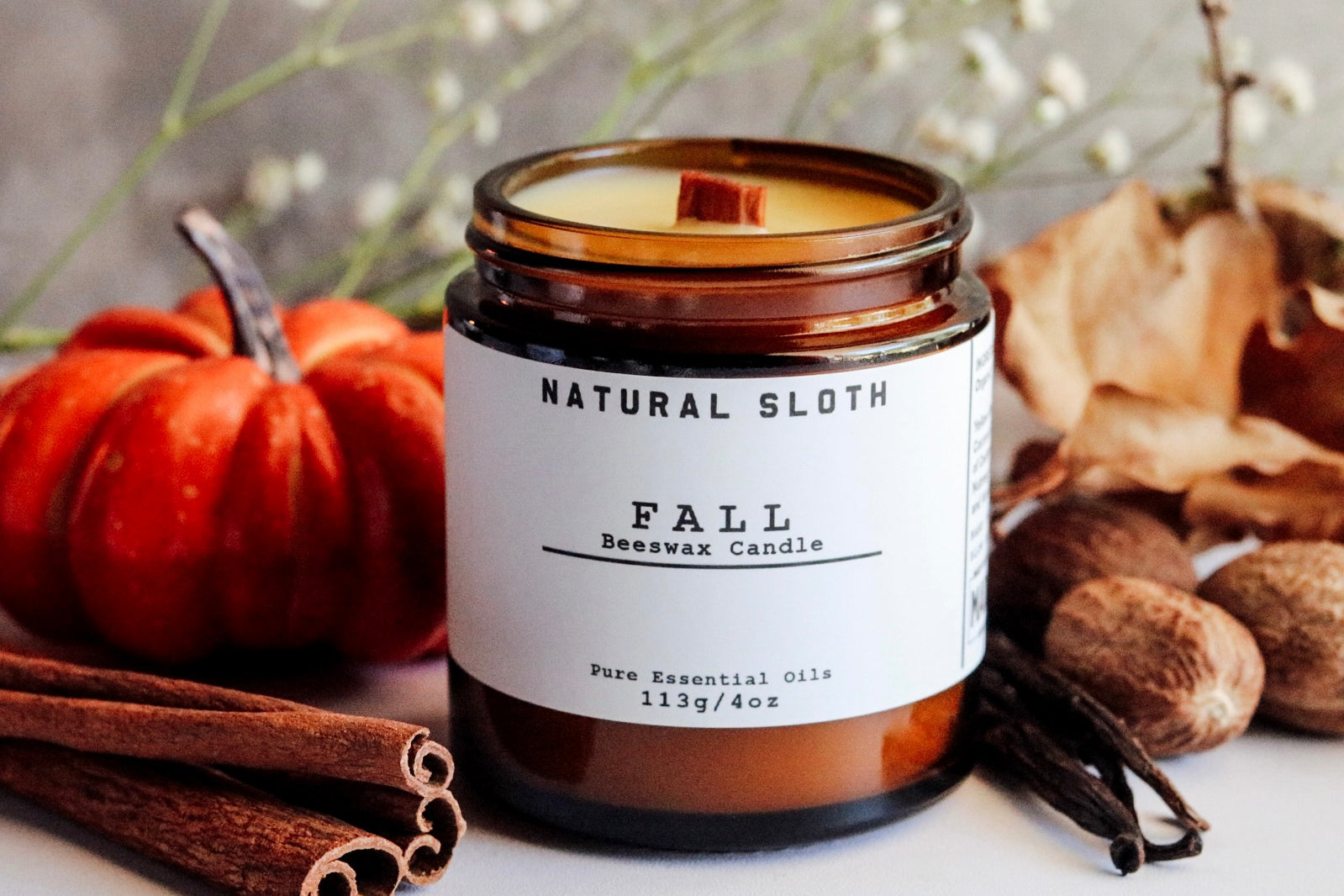 Beeswax Candles – Natural Sloth